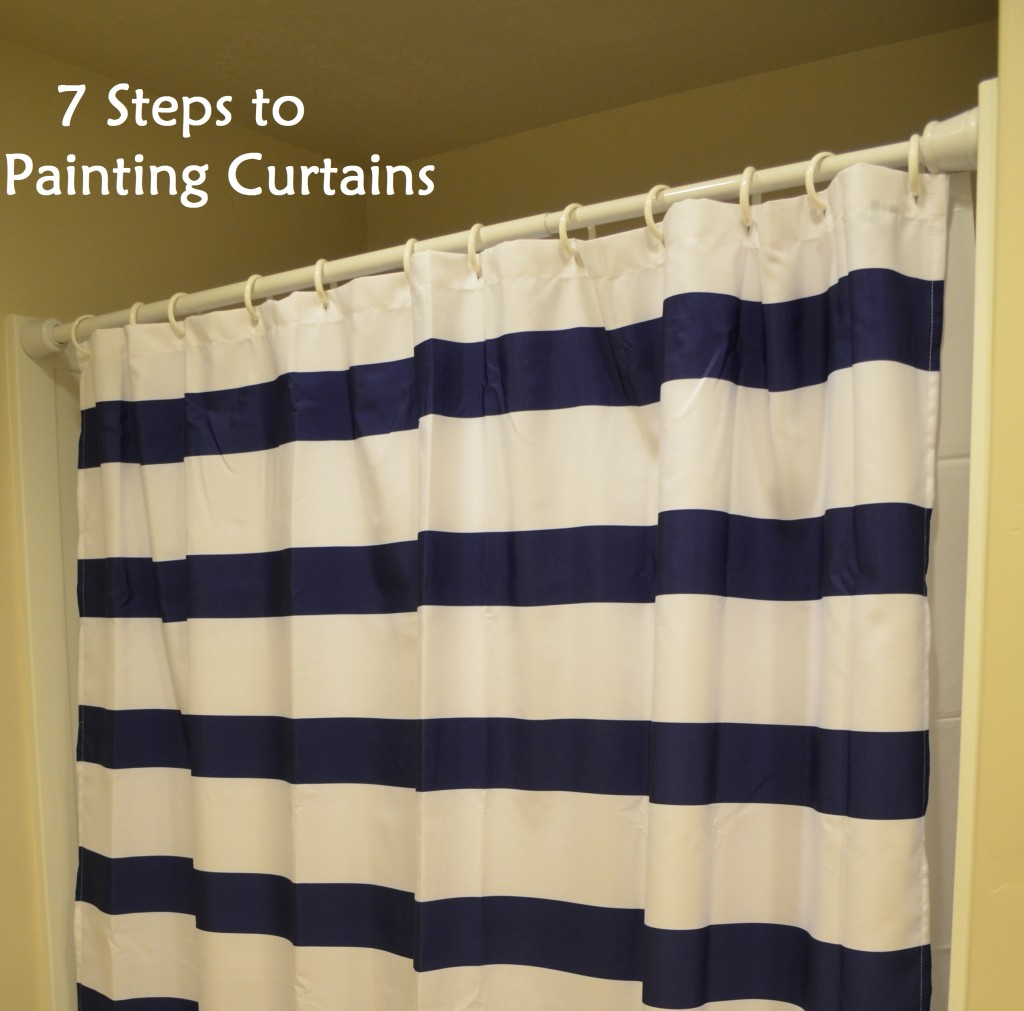 Creating Custom Curtains With Paint - Sunlit Spaces