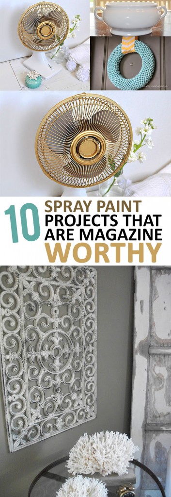 12 Spray Paint Projects that Are Magazine Worthy - Sunlit Spaces