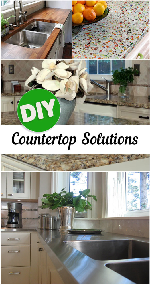 DIY Kitchen Countertop Ideas - Sunlit Spaces