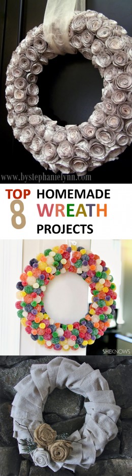Top 8 Homemade Wreath Projects - Sunlit Spaces