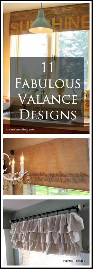 11 Fabulous Valance Designs - Sunlit Spaces
