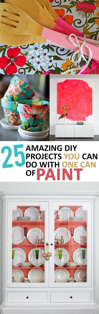25 Amazing DIY Projects You Can Do with One Can of Paint - Sunlit Spaces