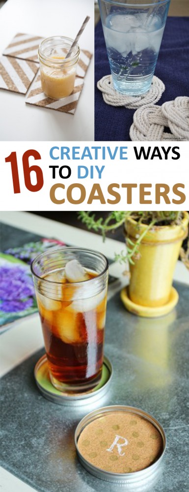 16 Creative Ways to DIY Coasters - Sunlit Spaces