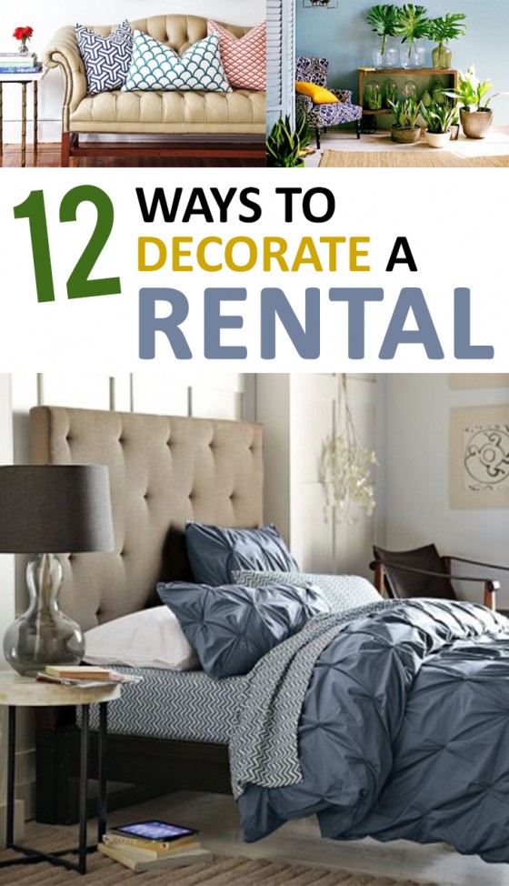 12 Ways to Decorate a Rental - Sunlit Spaces