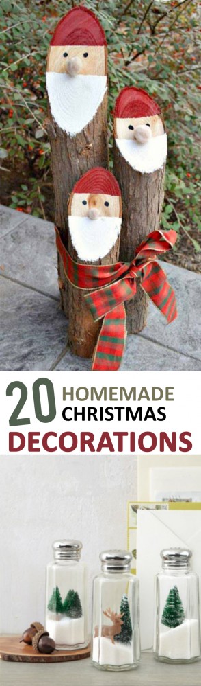 20 Homemade Christmas Decorations - Sunlit Spaces