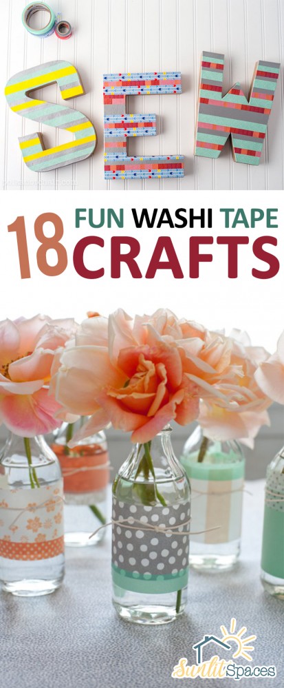18 Fun Washi Tape Crafts - Sunlit Spaces