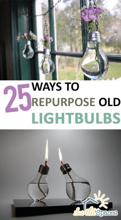 25 Ways to Repurpose Old Lightbulbs - Sunlit Spaces