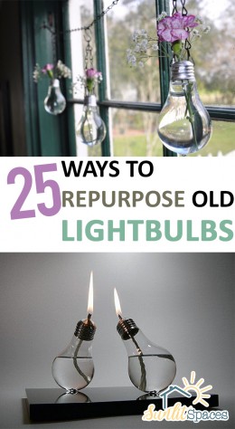 25 Ways to Repurpose Old Lightbulbs - Sunlit Spaces