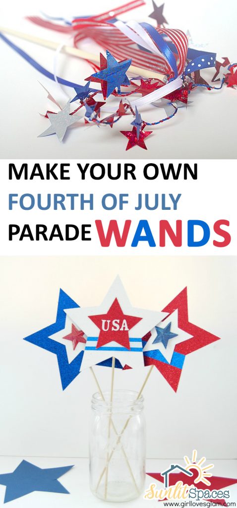 Make Your Own Fourth of July Parade Wands - Sunlit Spaces