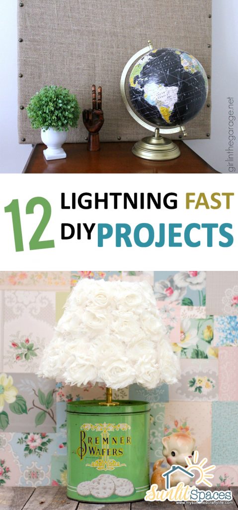 12 Lightning Fast DIY Projects - Sunlit Spaces